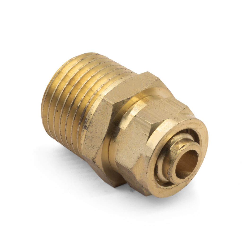 Viair 1/2" NPT(M) to 1/2" Air Line Compression Fitting, Each - On-Board Air